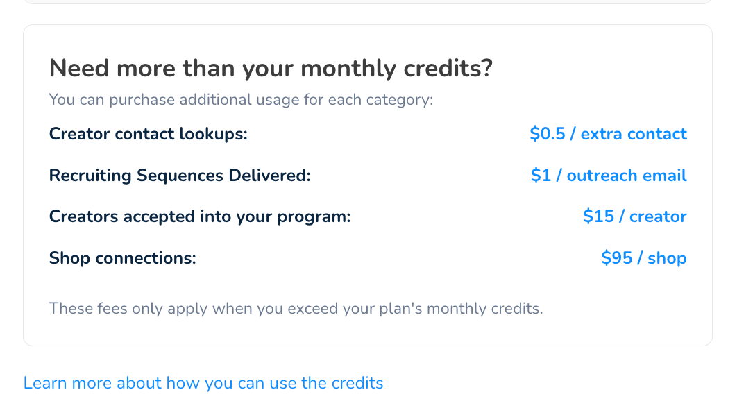 Understanding Credits – Pattern Creators | Current